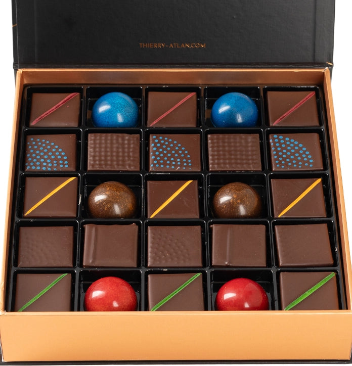 Dark Chocolate Box, 25pc – Thierry-ATLAN